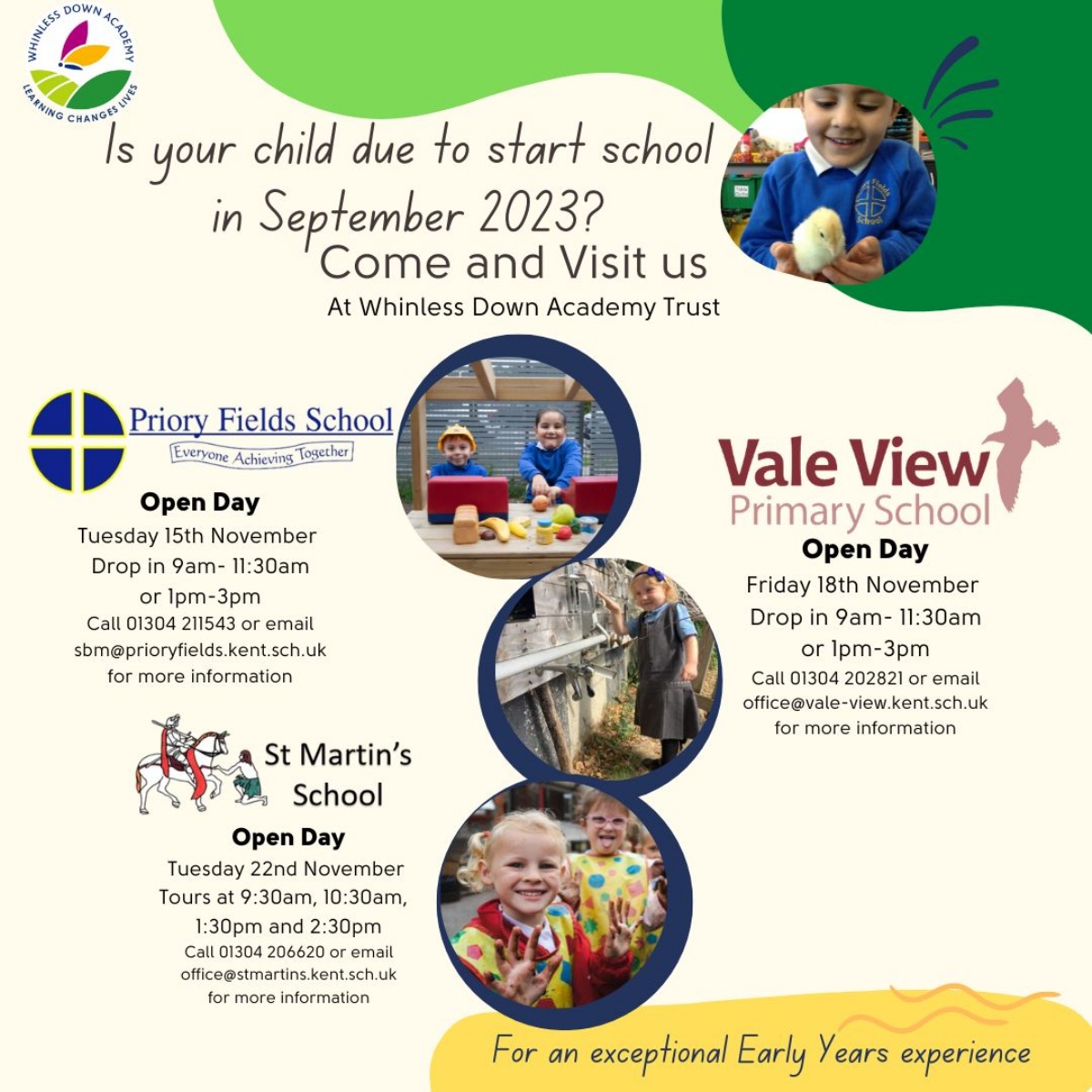 Early Years Open Day - St Martin's School