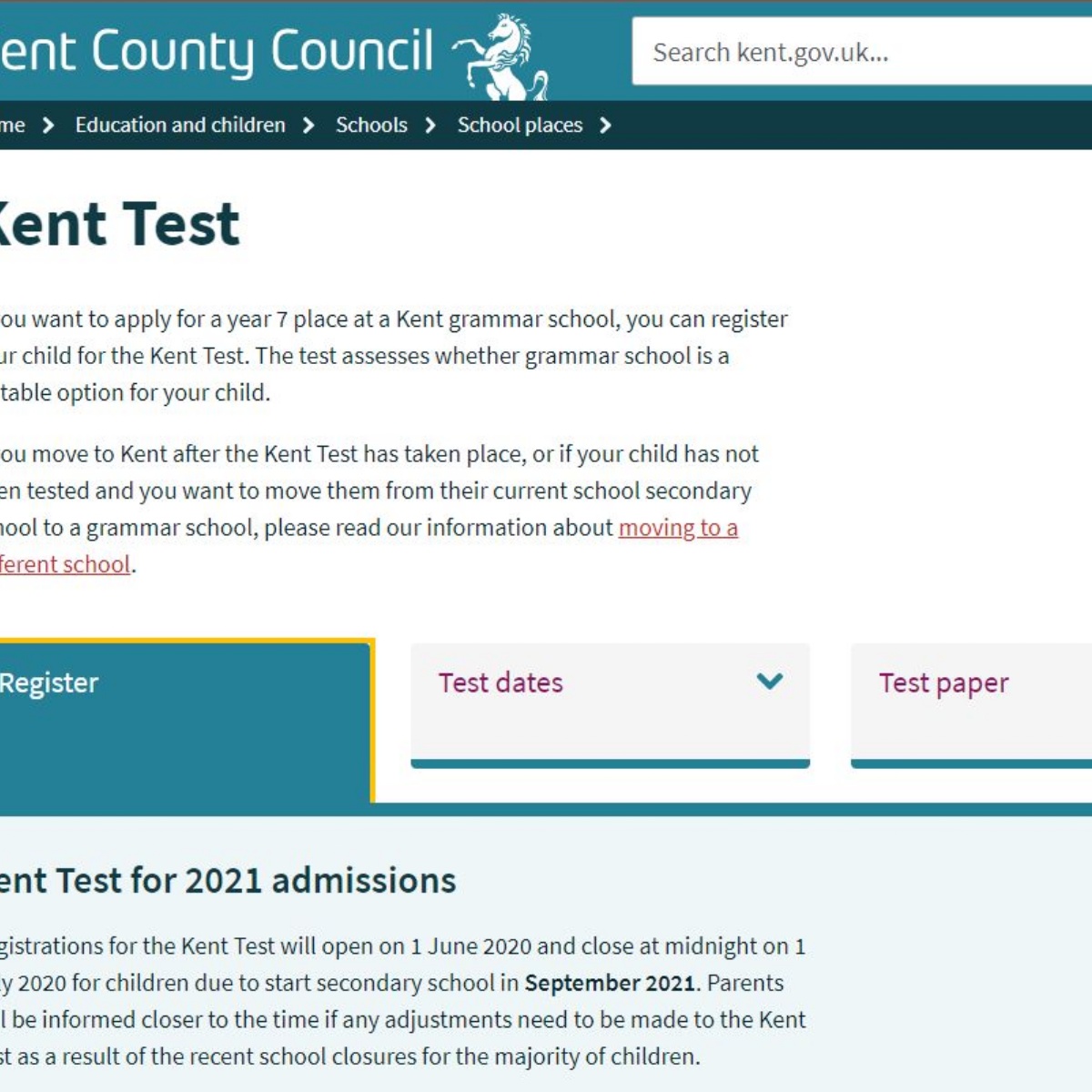 Kent Test 2021 Admissions St Martin s School Kent Test 2021 Admissions St Martin s School